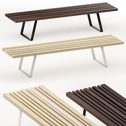 Line Bench by laCivivdina 3D model | CGTrader