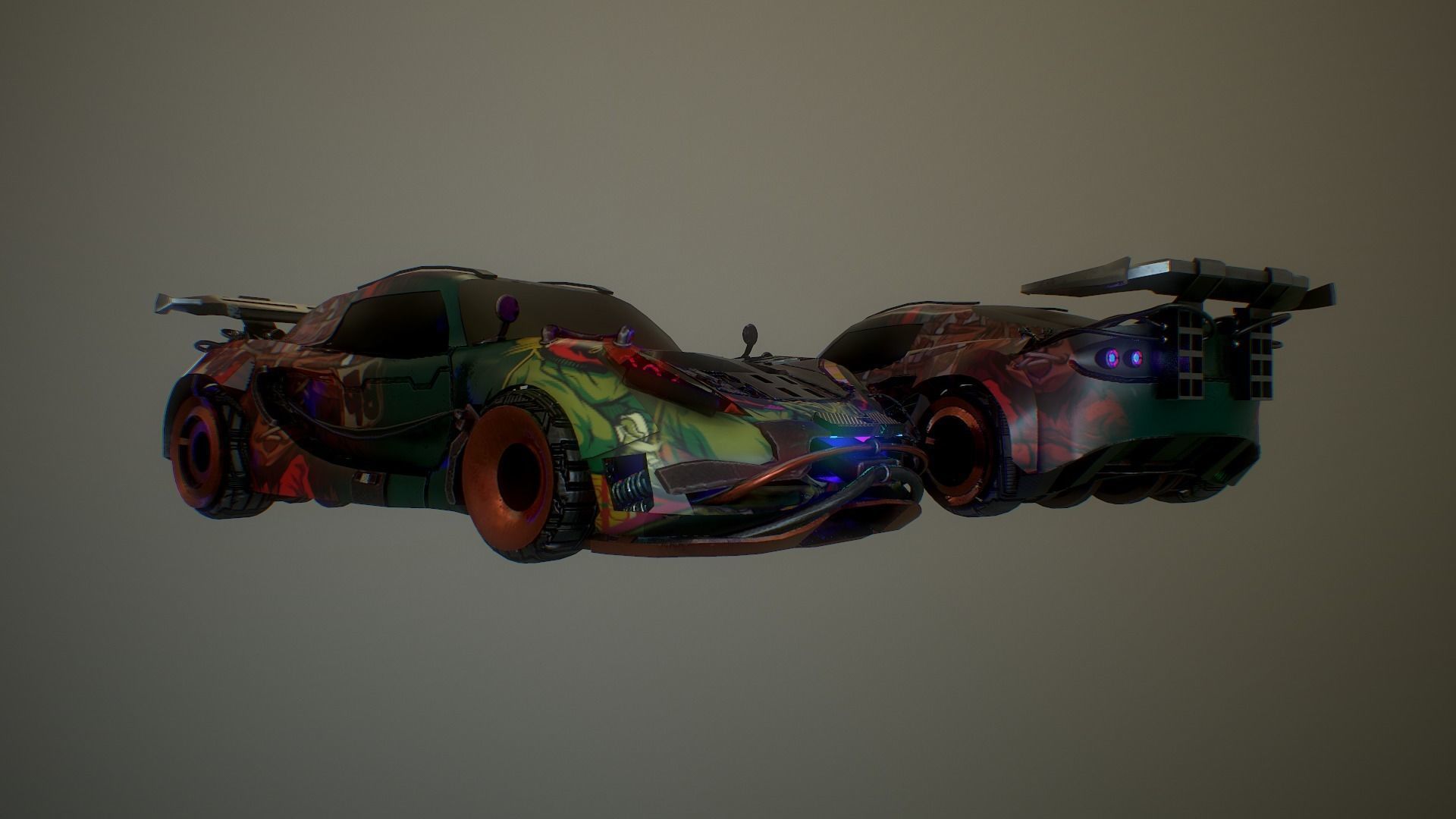 3D model Cyberpunk Lotus Elise Cup VR / AR / low-poly | CGTrader