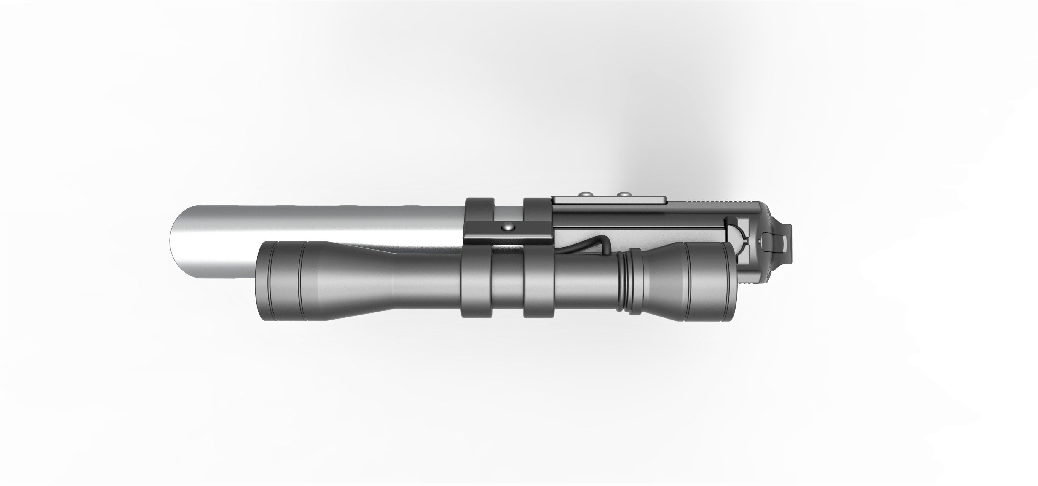 Moff Gideon Blaster pistol from The Mandalorian TV series 3D model ...
