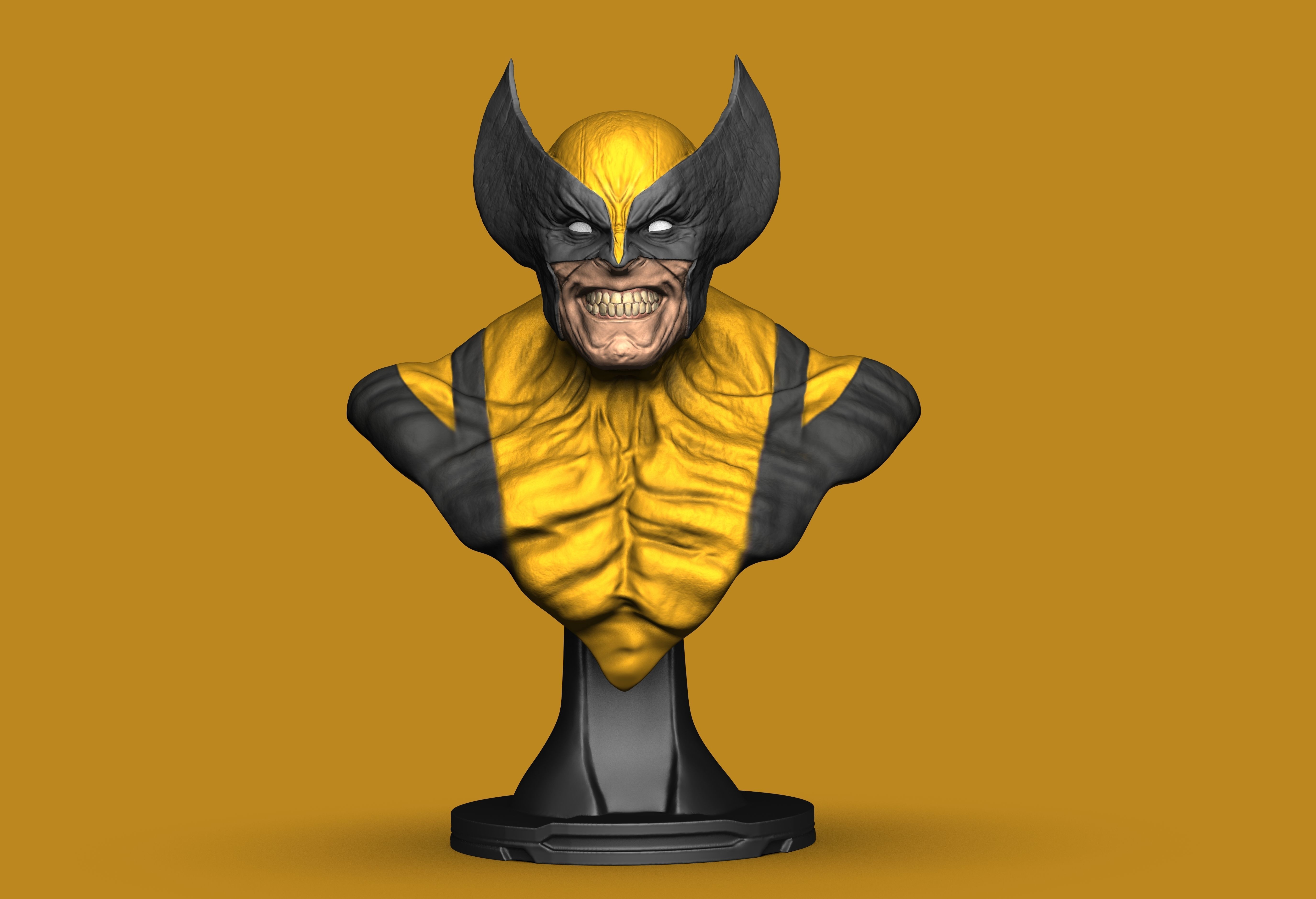 Wolverine 3D model 3D printable | CGTrader