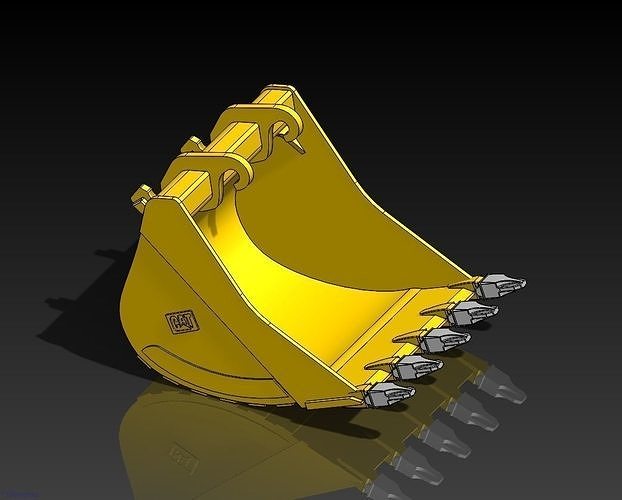 Excavator bucket 3D model | CGTrader