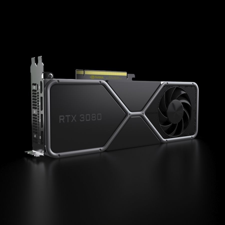 RTX 3080 3D model | CGTrader