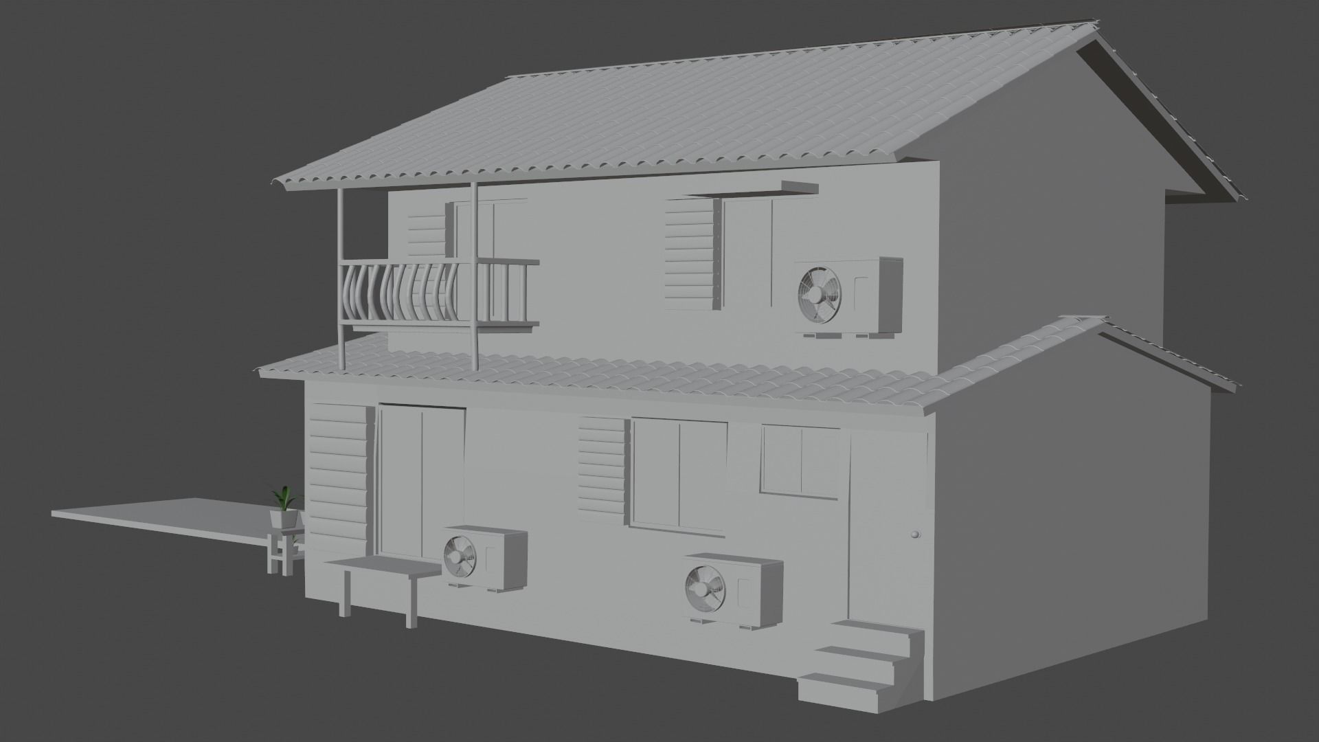 Japanese House Model free 3D model | CGTrader