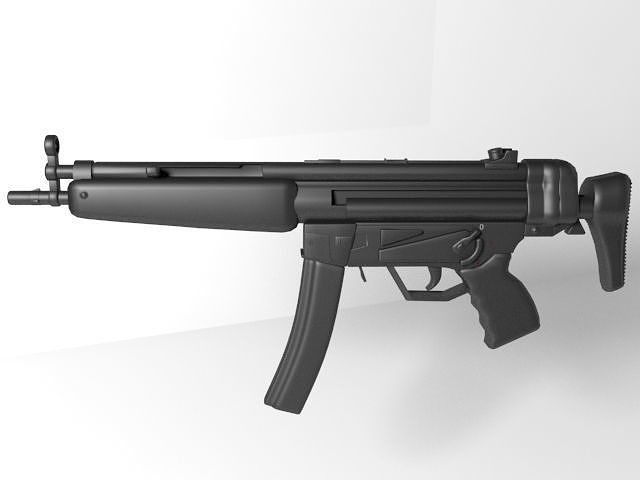 Gun MP5A3 3D model | CGTrader