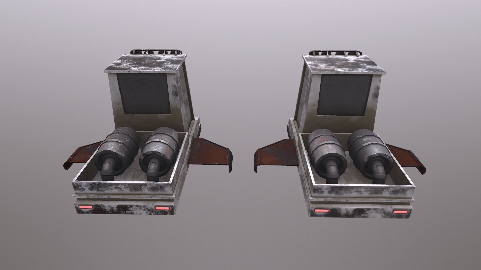 3D model Cartoon Stylized Sci Fi Car With 2 Texture VR / AR / low-poly ...