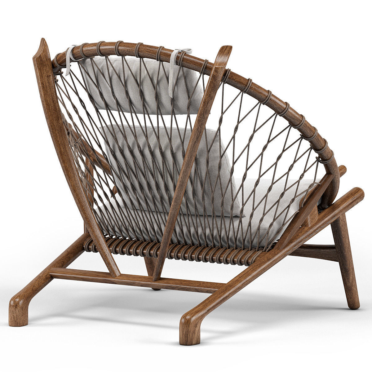 Dovetail Bison Occasional Chair 3D model | CGTrader