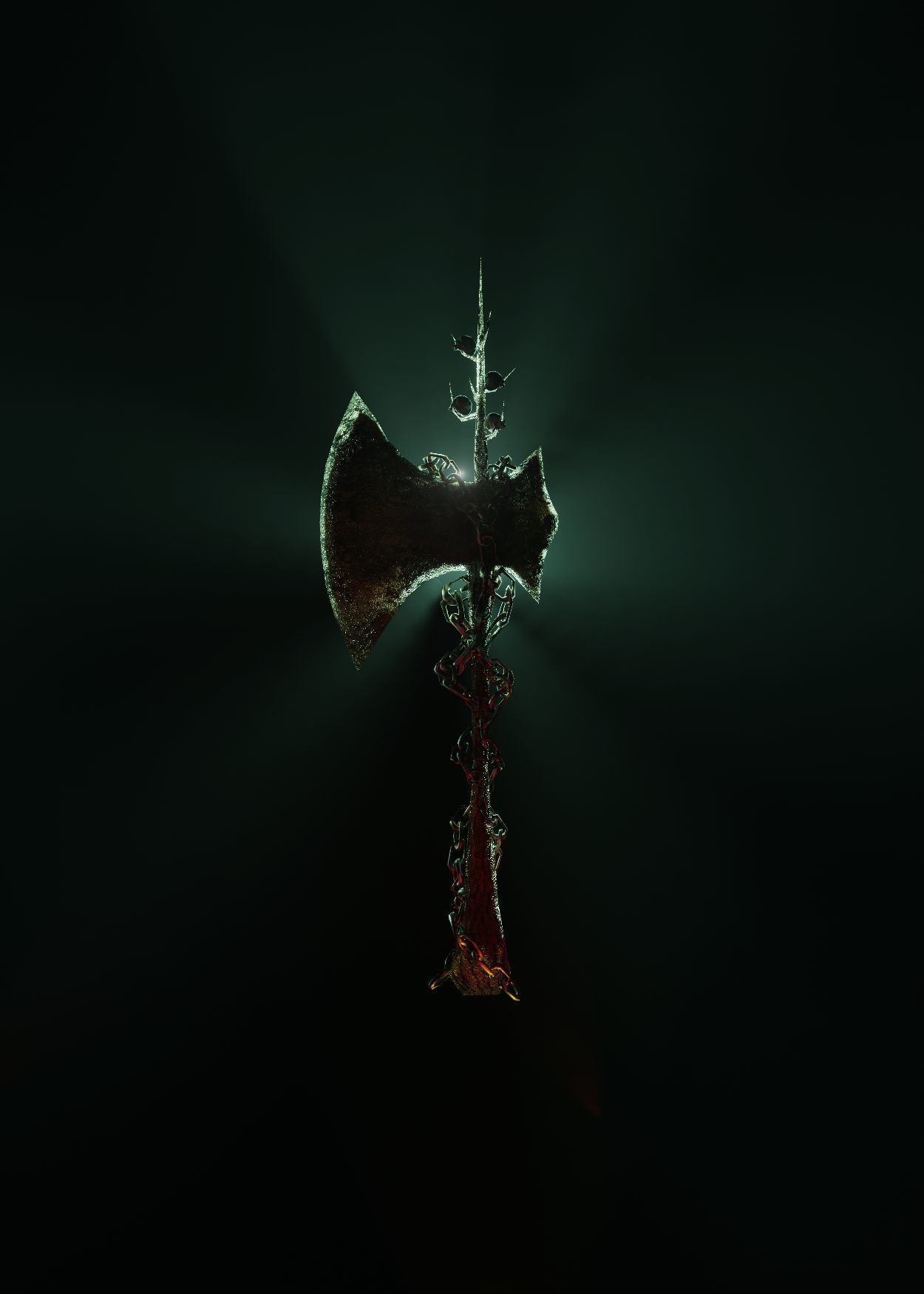 3D model CREEPY AXE - HORROR WEAPON VR / AR / low-poly | CGTrader