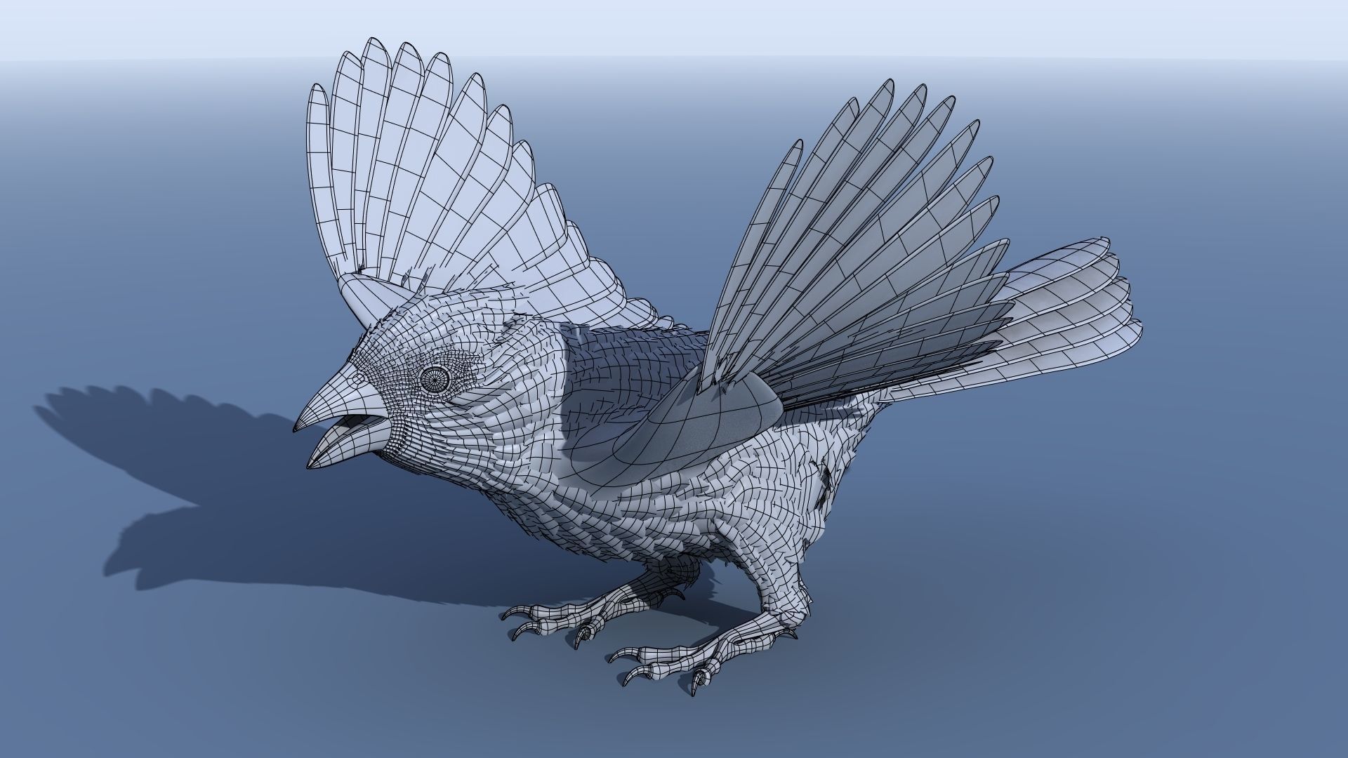 3D model Northern Cardinal - rigged - animated VR / AR / low-poly ...