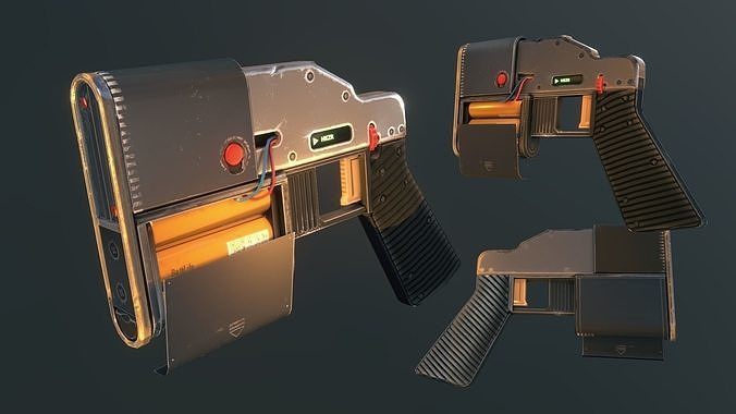 3D model Hackzr - Hacking taser gun VR / AR / low-poly | CGTrader
