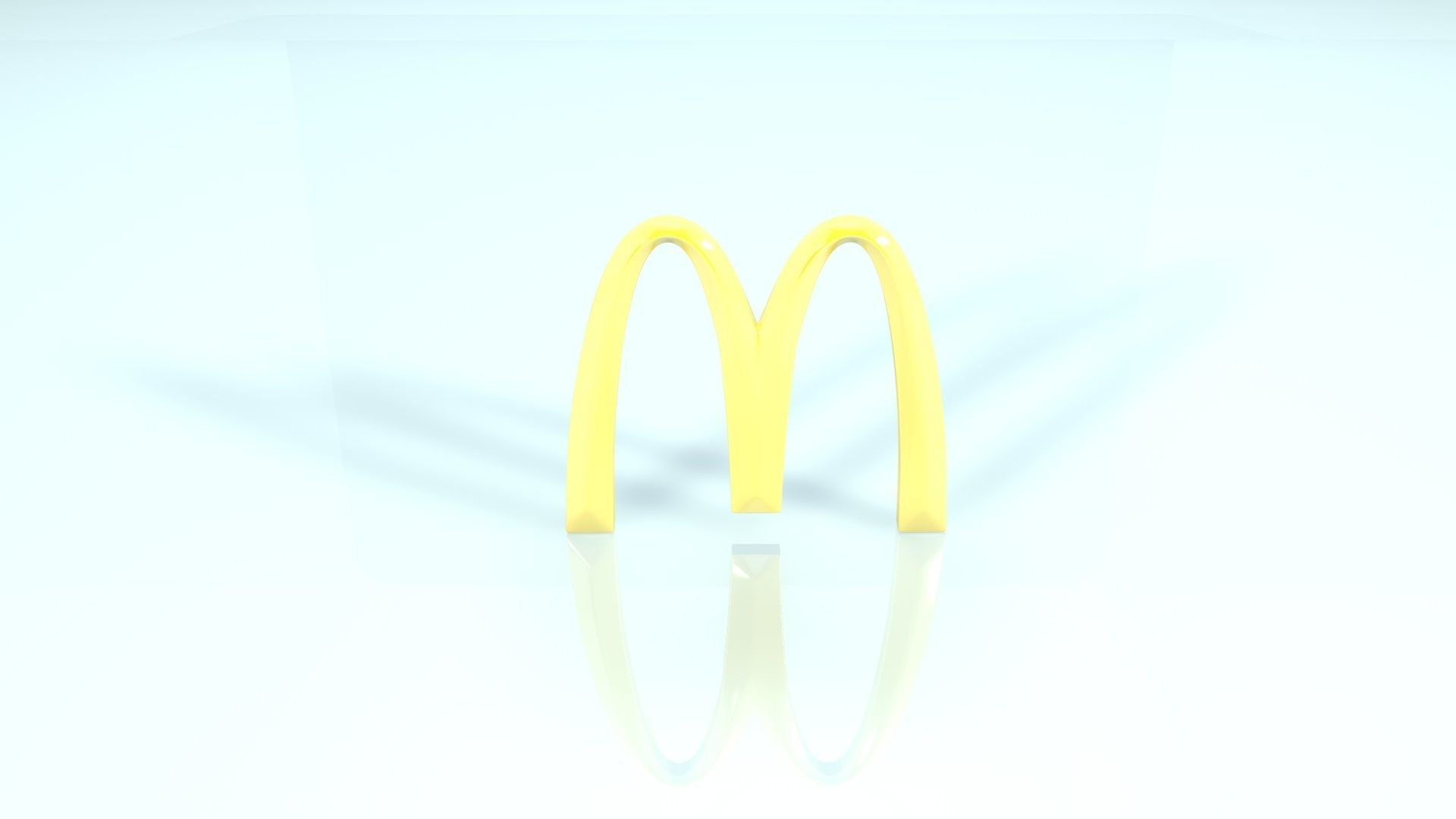 Mcdonalds Logo 3D model | CGTrader