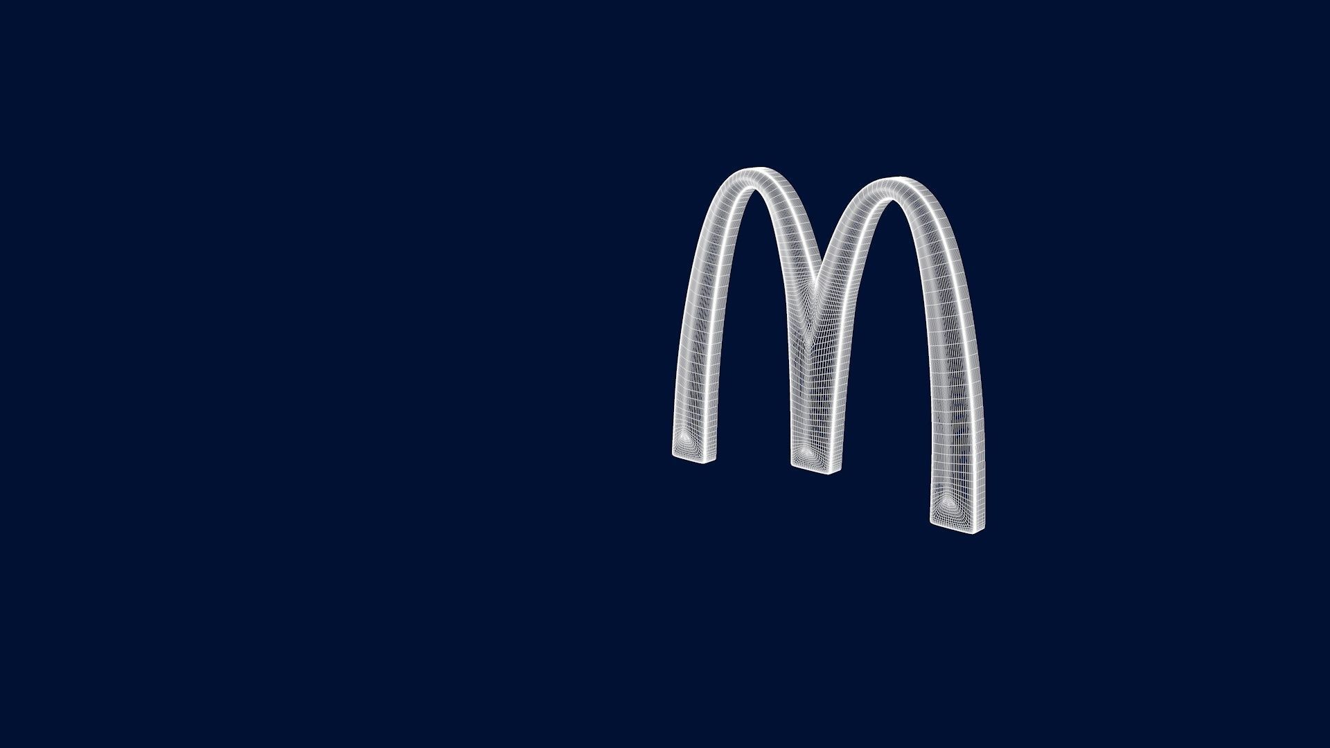 Mcdonalds Logo 3D model | CGTrader