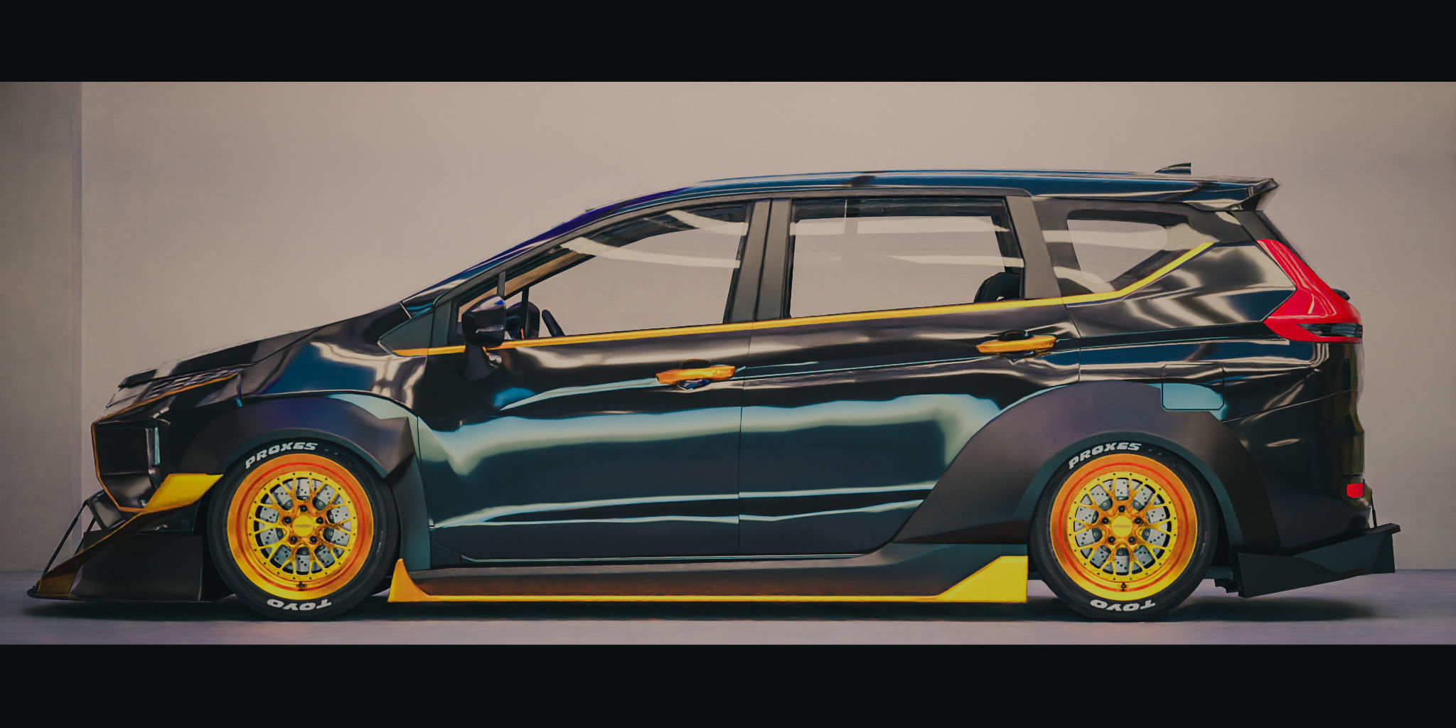 3D model Mitsubishi Xpander 2020 Custom Widebody Kits VR / AR / low ...