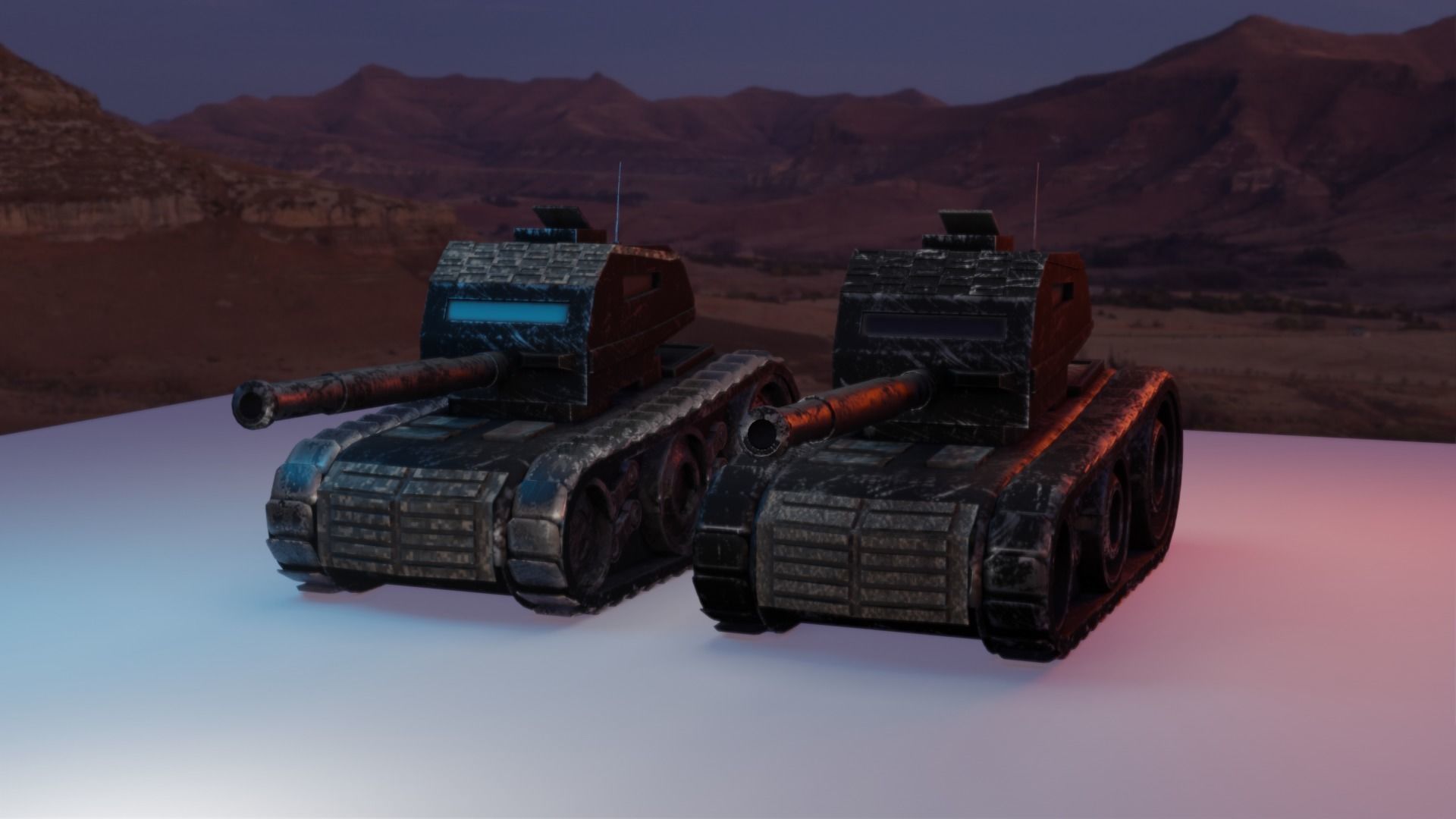 3D model Heavy rmored tank VR / AR / low-poly | CGTrader