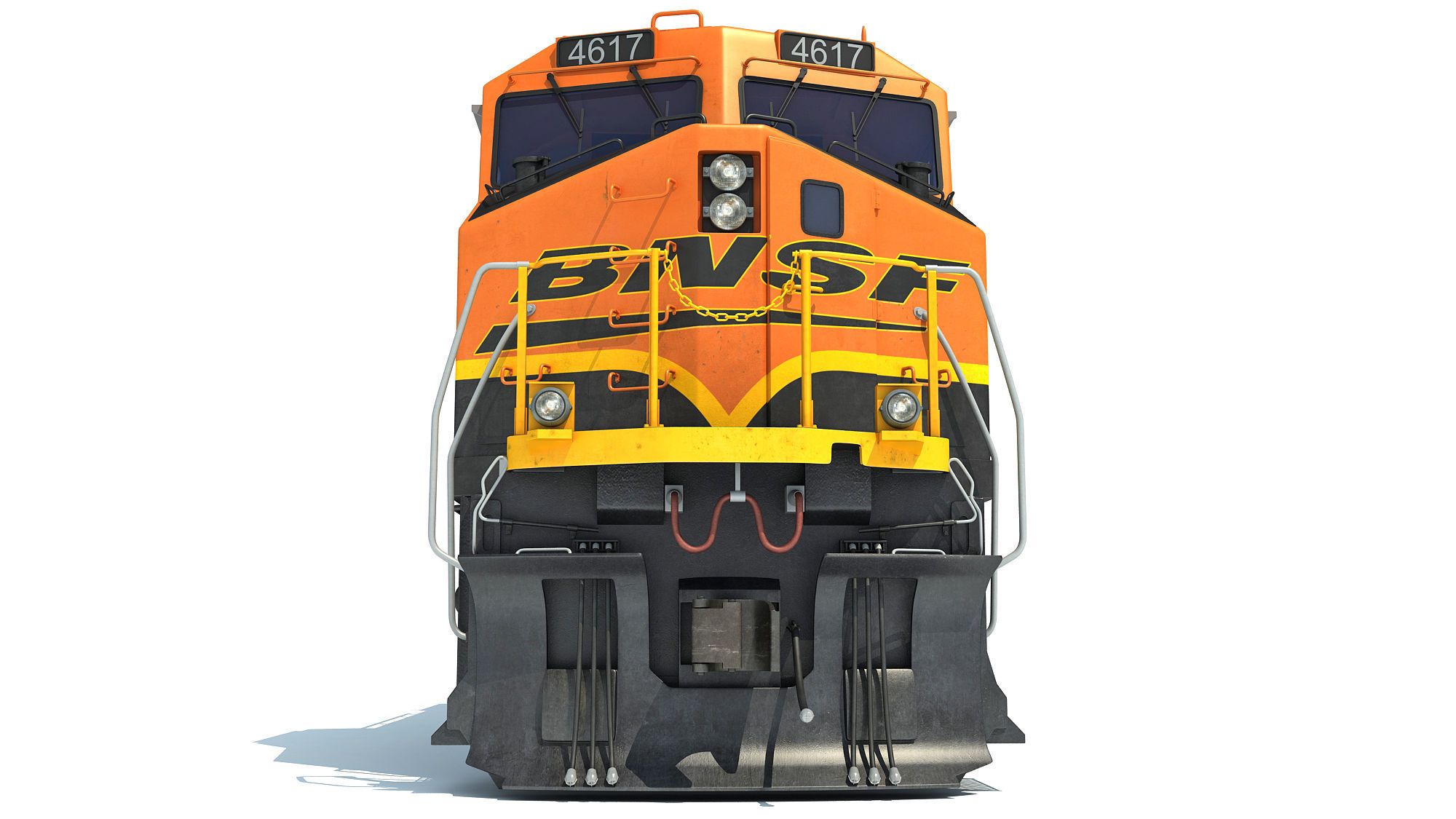 BNSF Diesel Locomotive AC4400CW 3D model | CGTrader