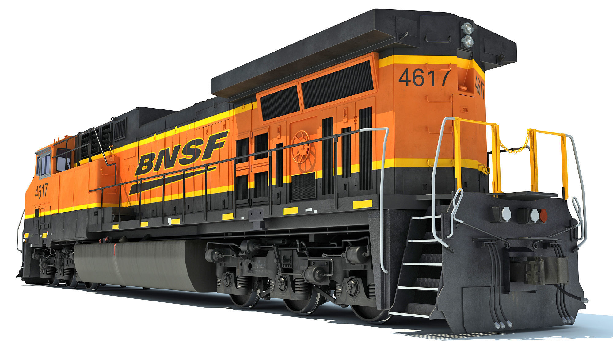 BNSF Diesel Locomotive AC4400CW 3D model | CGTrader