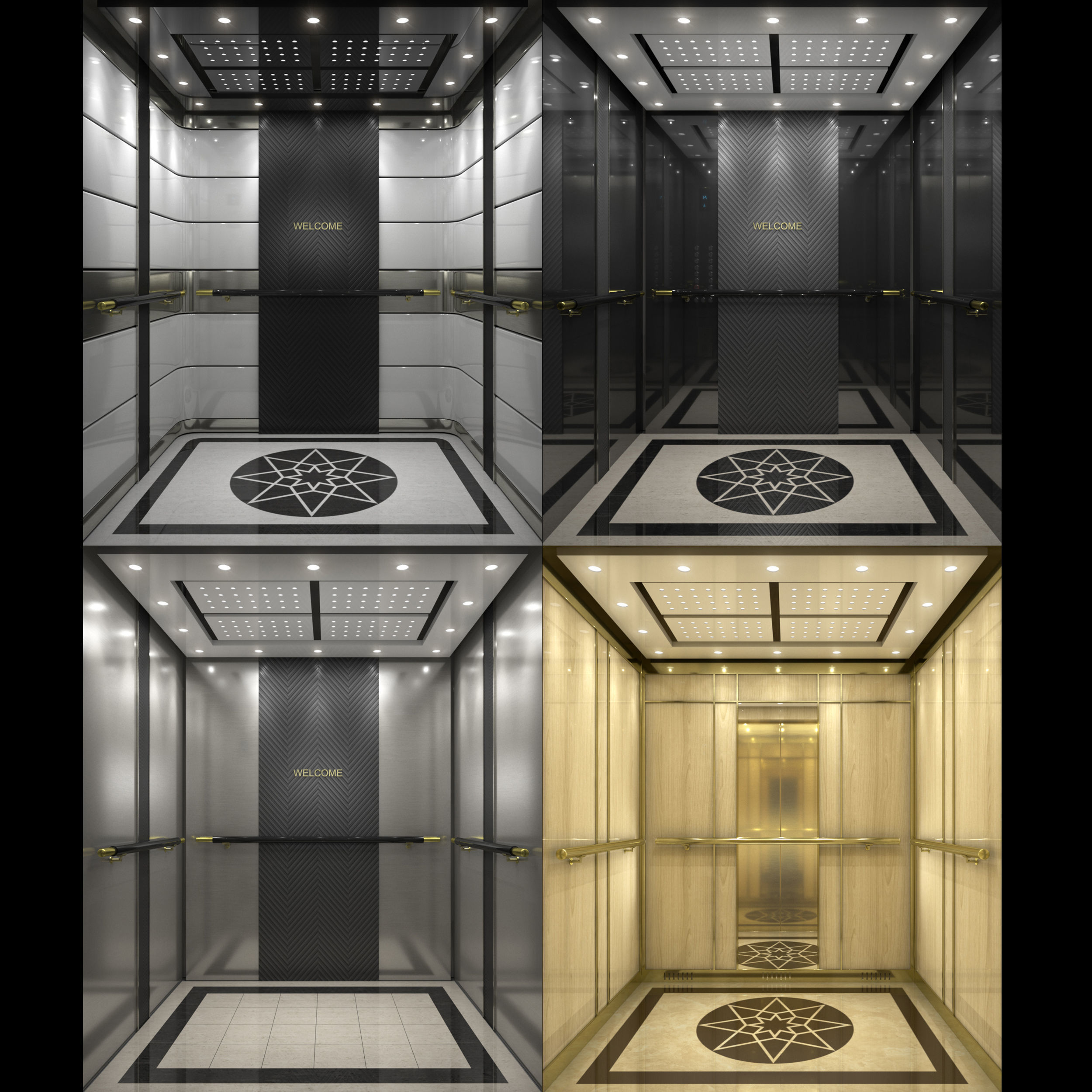 Beautiful elevator set 3D model | CGTrader