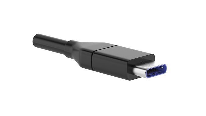 Micro USB Type C Male Module 3D model | CGTrader