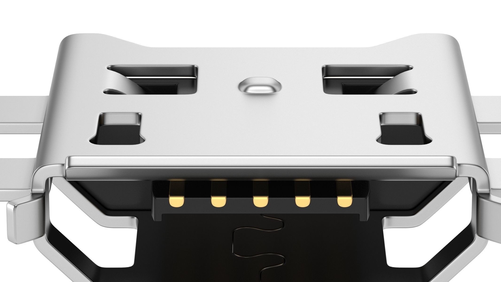 USB Micro B Female Module 3D model | CGTrader