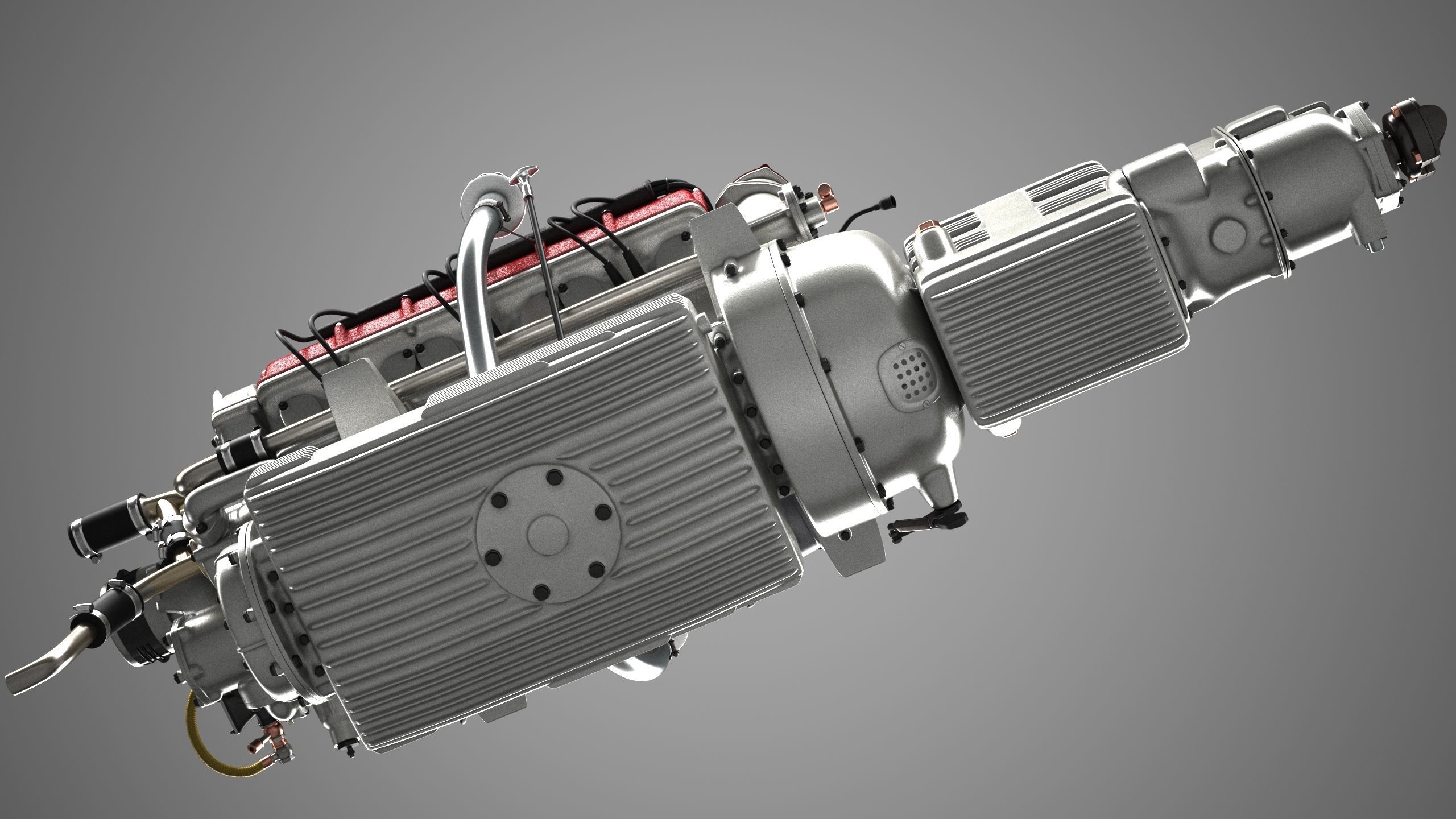 Ferrari 250 TR Engine - 3 liter - 1st version 3D model | CGTrader