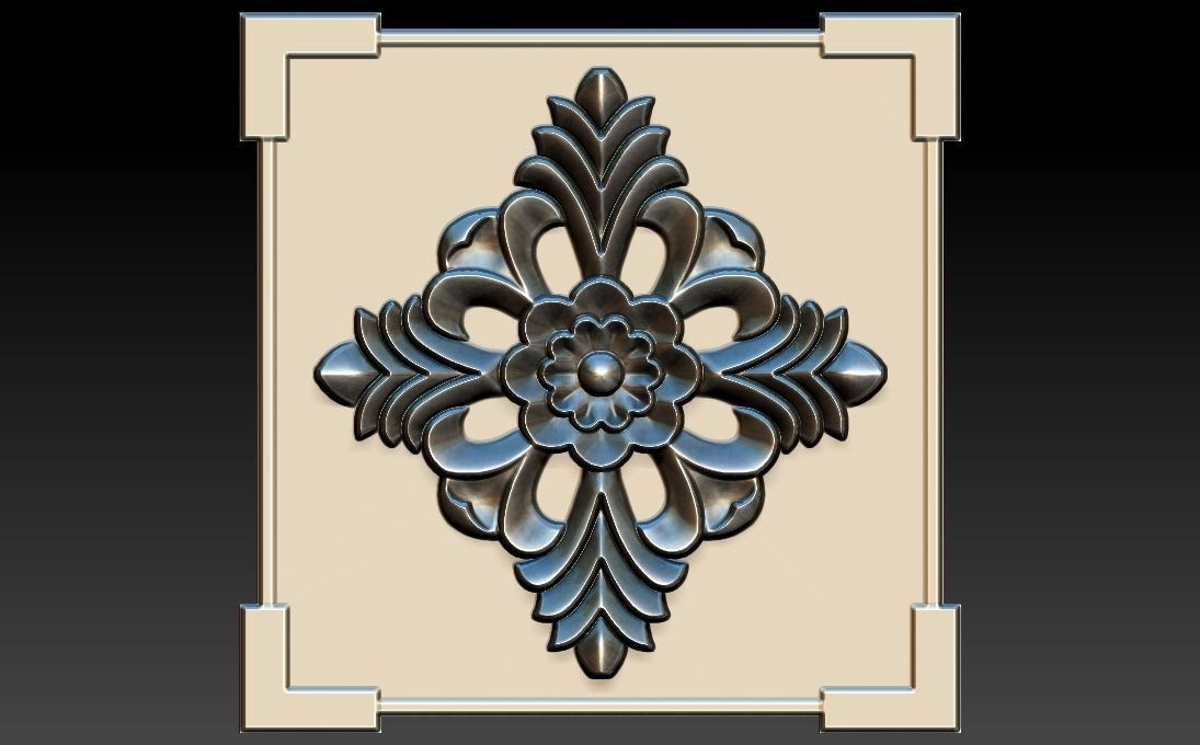 35 piece flower set 3D STL Model for CNC Router 3D model 3D printable ...