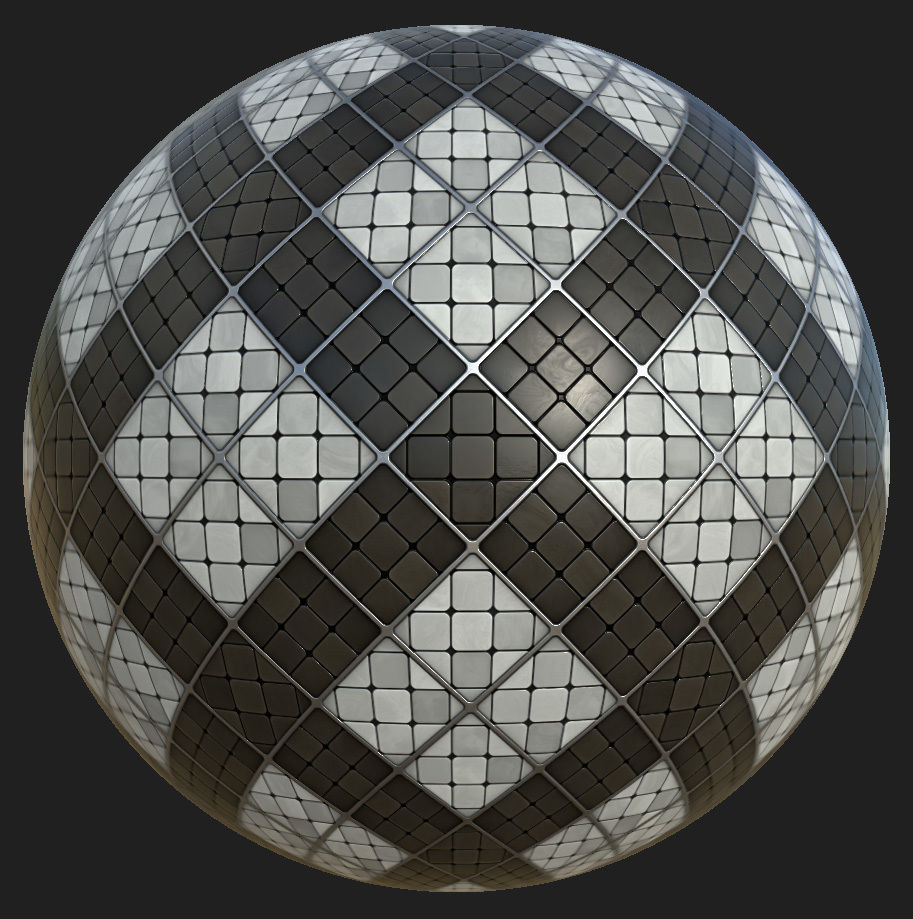 Texture Stylized Marble Tiles Floor VR / AR / low-poly | CGTrader