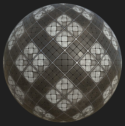 Texture Stylized Marble Tiles Floor VR / AR / low-poly | CGTrader