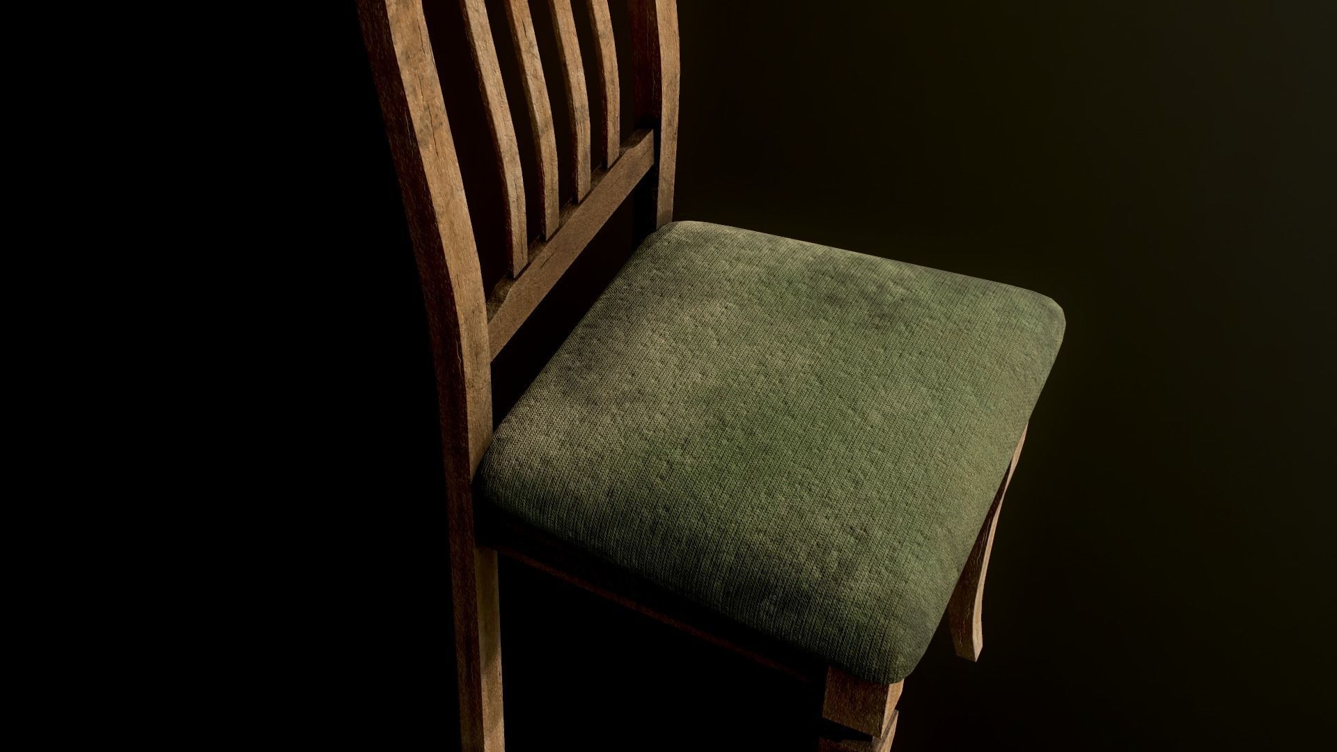 3D model Old dirty Chair VR / AR / low-poly | CGTrader
