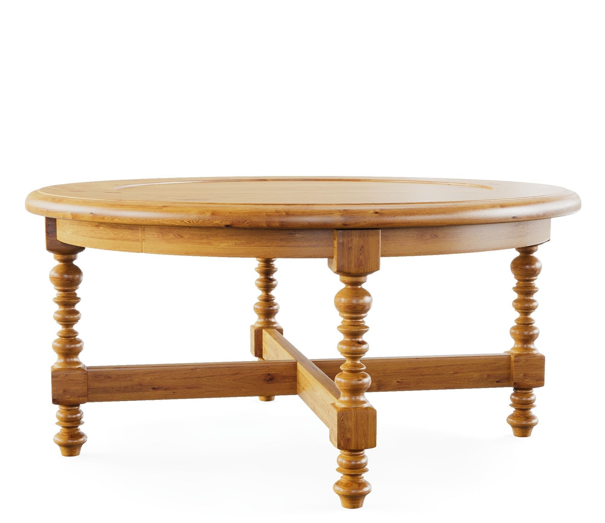 Uttermost Samuelle Reclaimed Wood Coffee Table 3D model | CGTrader