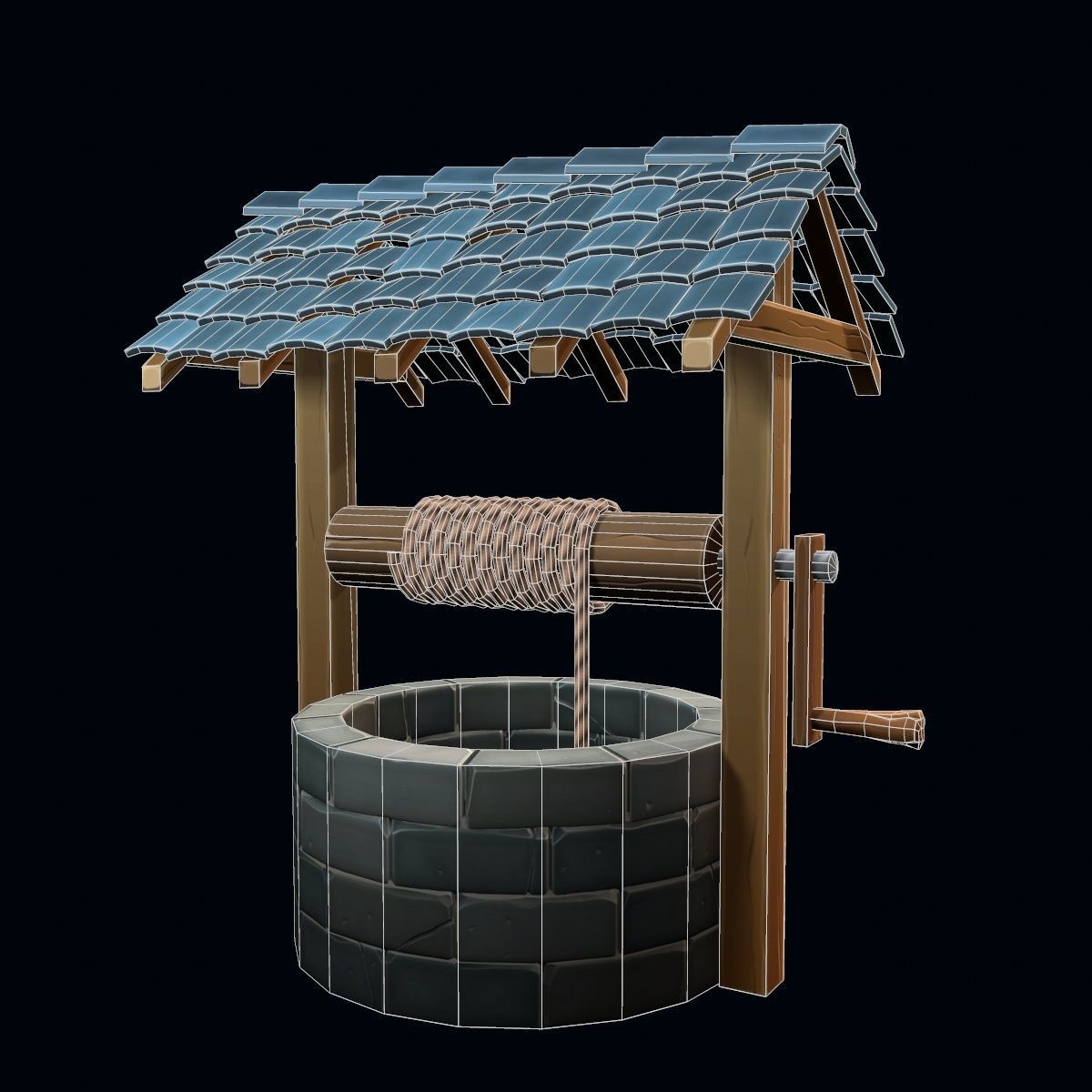 3D model Stylized well VR / AR / low-poly | CGTrader