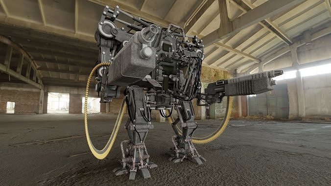 Mech in film Matrix 3D model | CGTrader