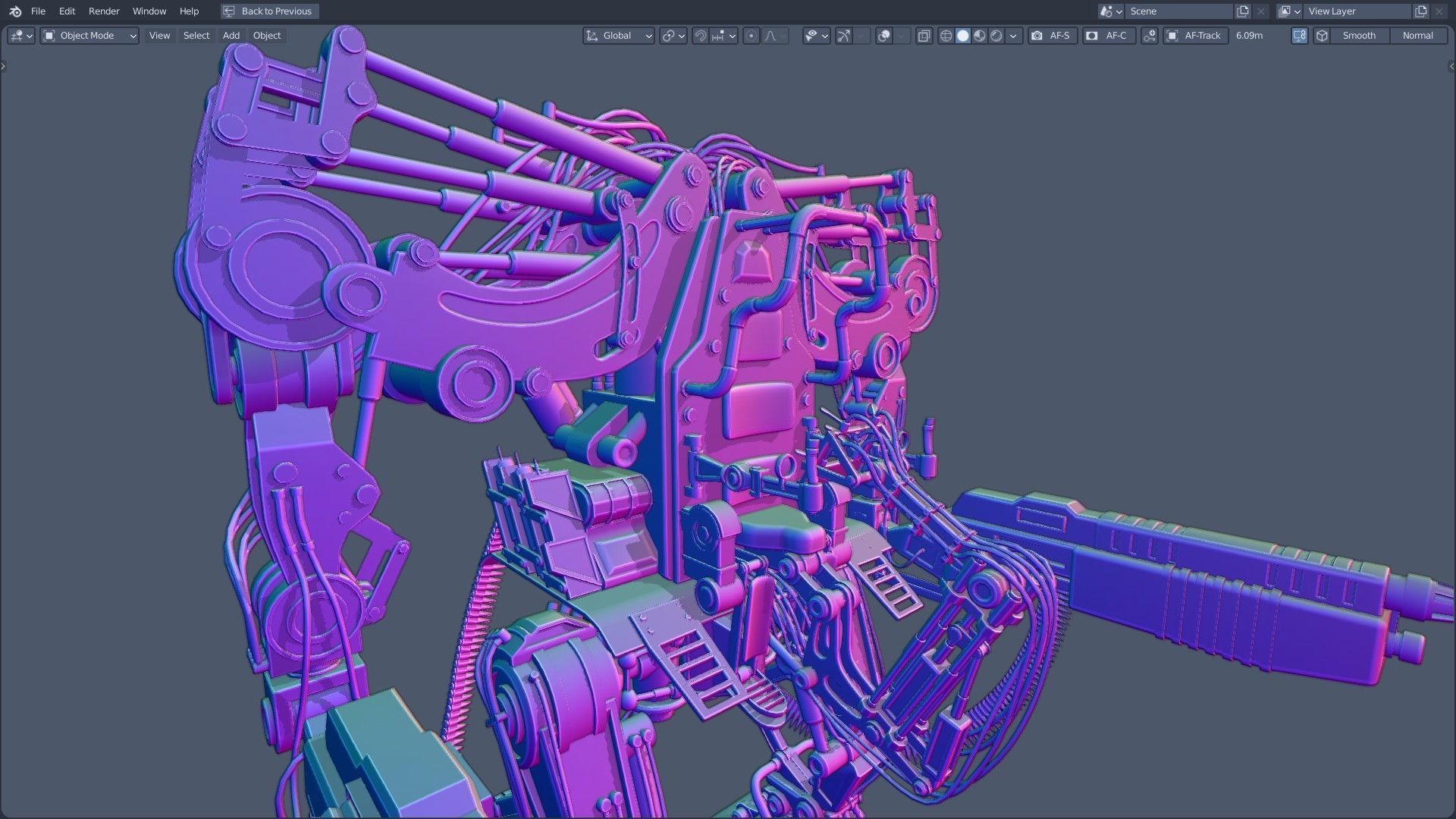 Mech in film Matrix 3D model | CGTrader