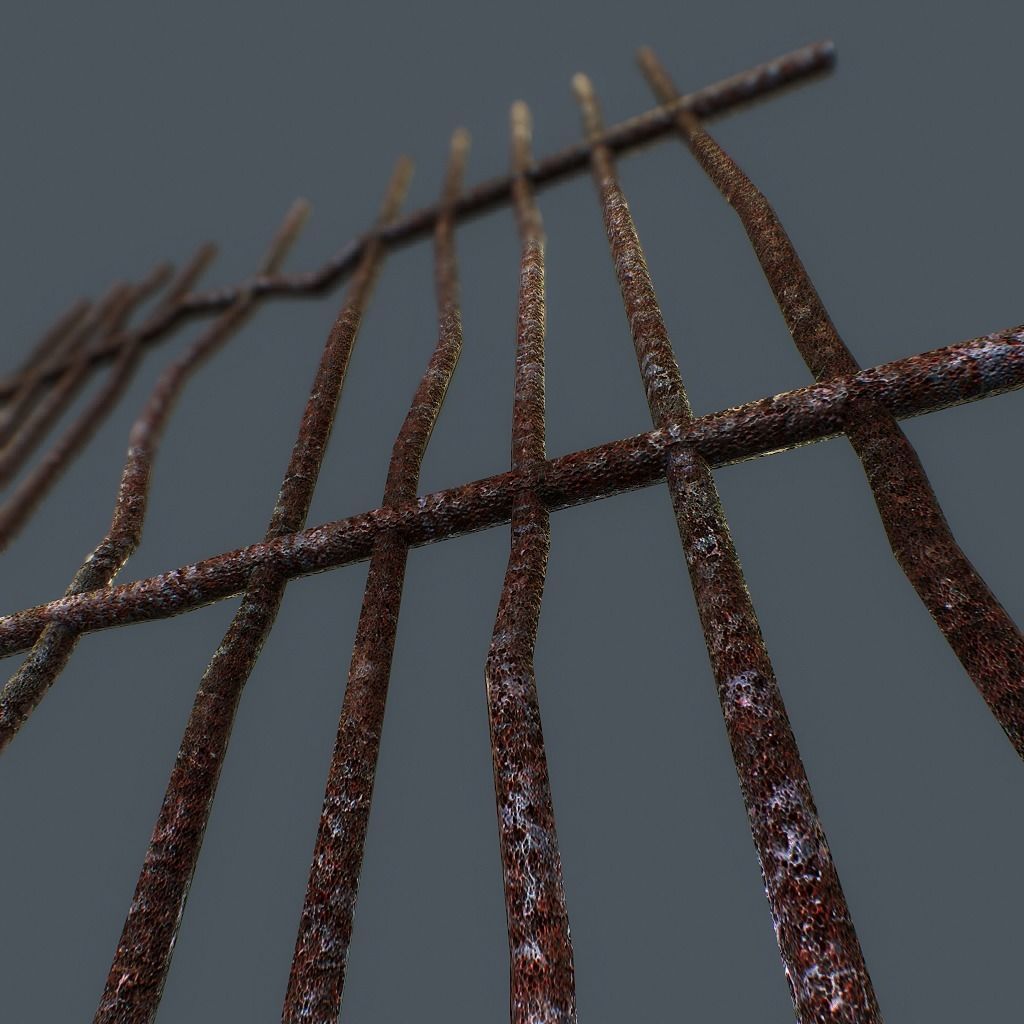 3D model Rusty Bars VR / AR / low-poly | CGTrader