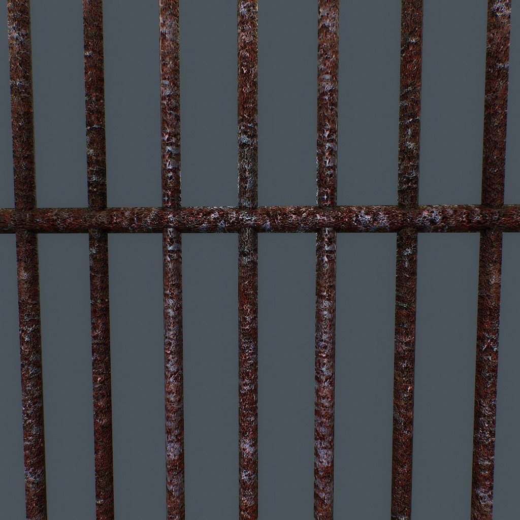 3D model Rusty Bars VR / AR / low-poly | CGTrader