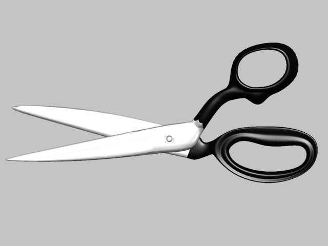 3D model scissors VR / AR / low-poly | CGTrader