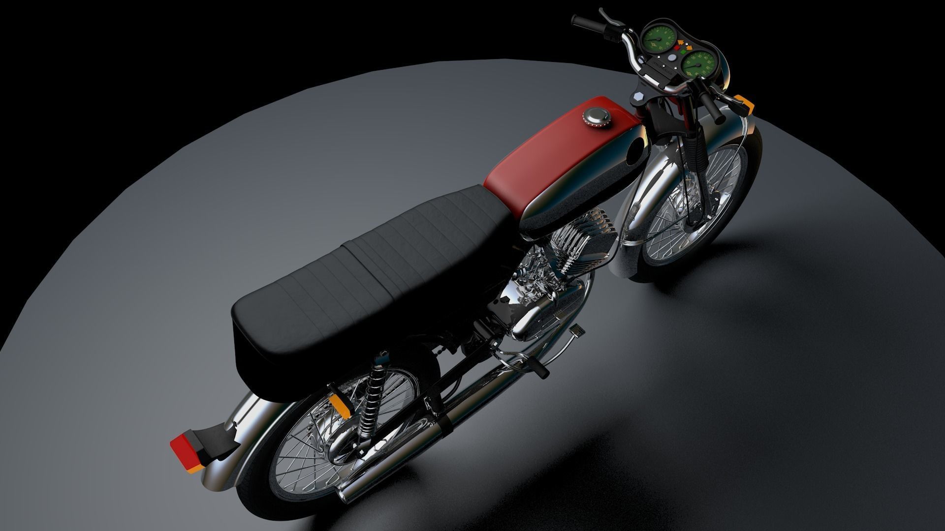 Zundapp KS 50cc 3D model rigged | CGTrader