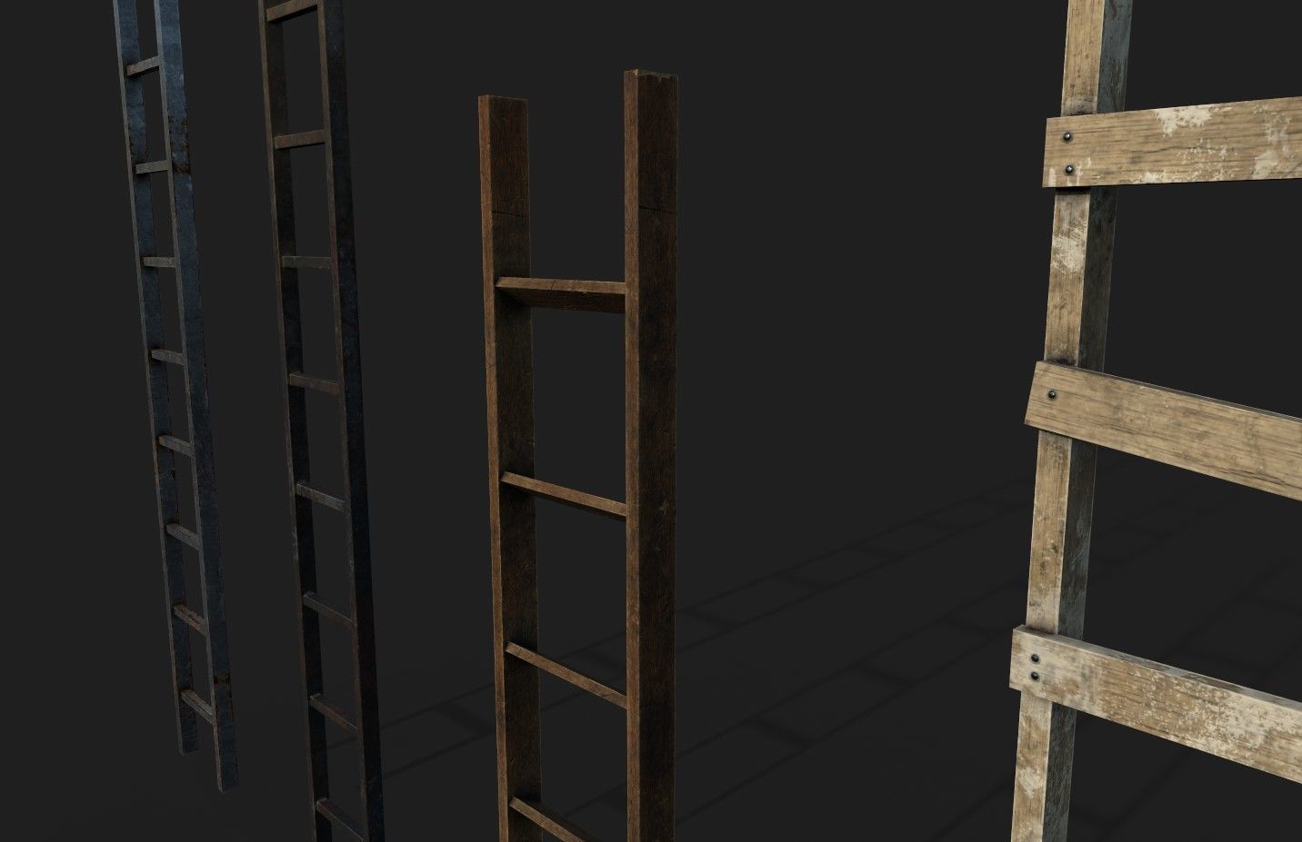 Ladders free VR / AR / low-poly 3D model | CGTrader
