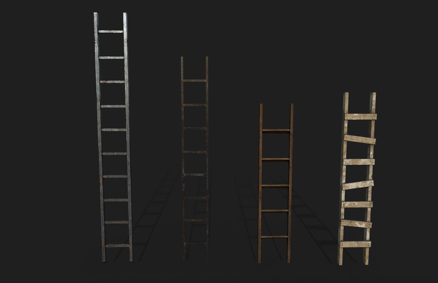 Ladders free VR / AR / low-poly 3D model | CGTrader
