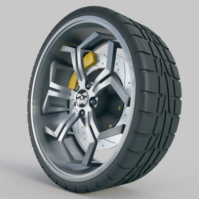 Car Whell free 3D model | CGTrader