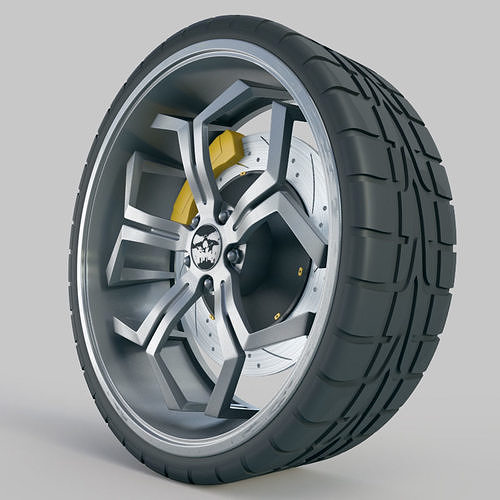 Car Whell free 3D model | CGTrader