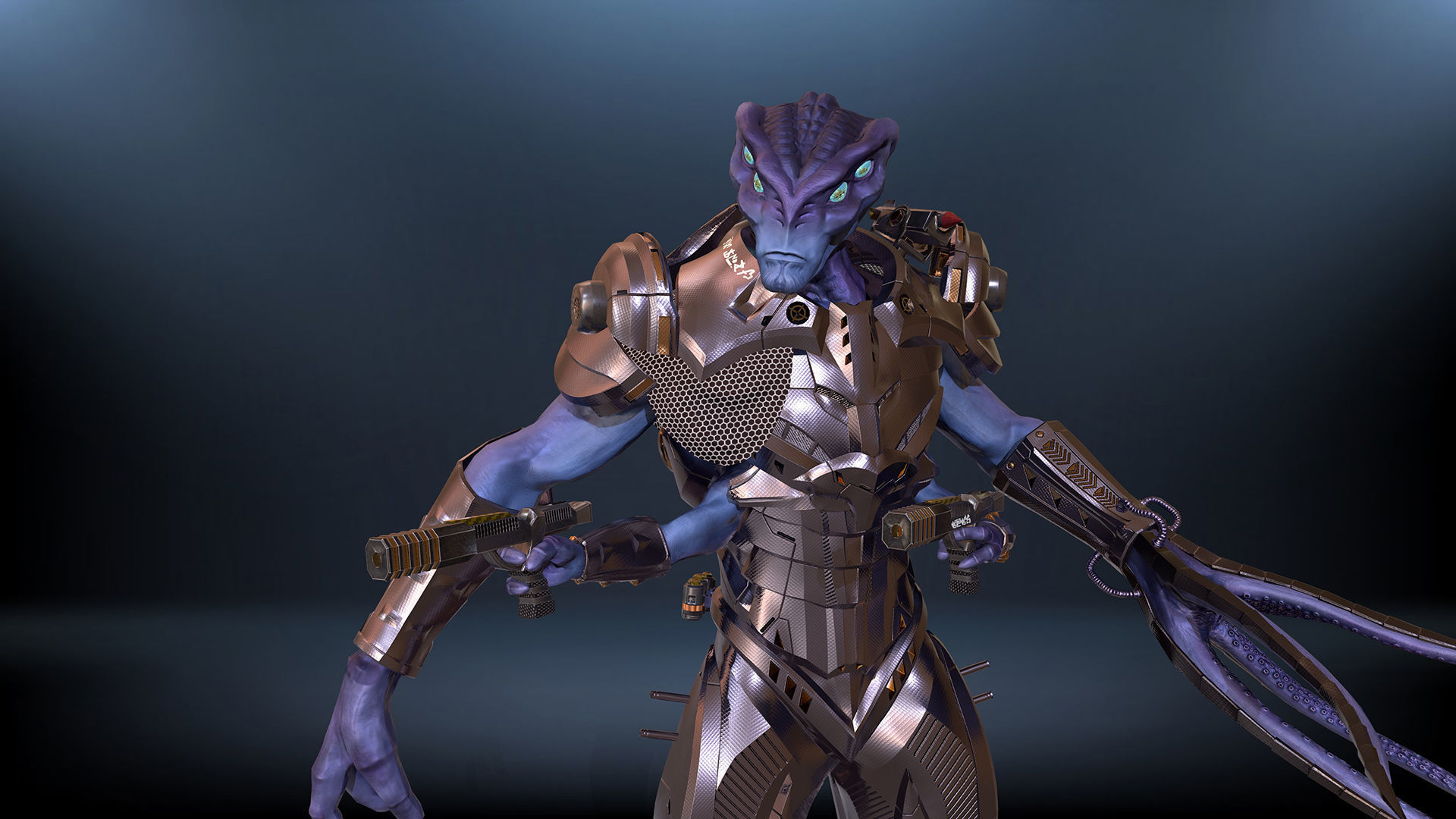 3D model Alien Creature VR / AR / low-poly | CGTrader