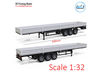 Trailer 1-32 Scale 3D model 3D printable | CGTrader