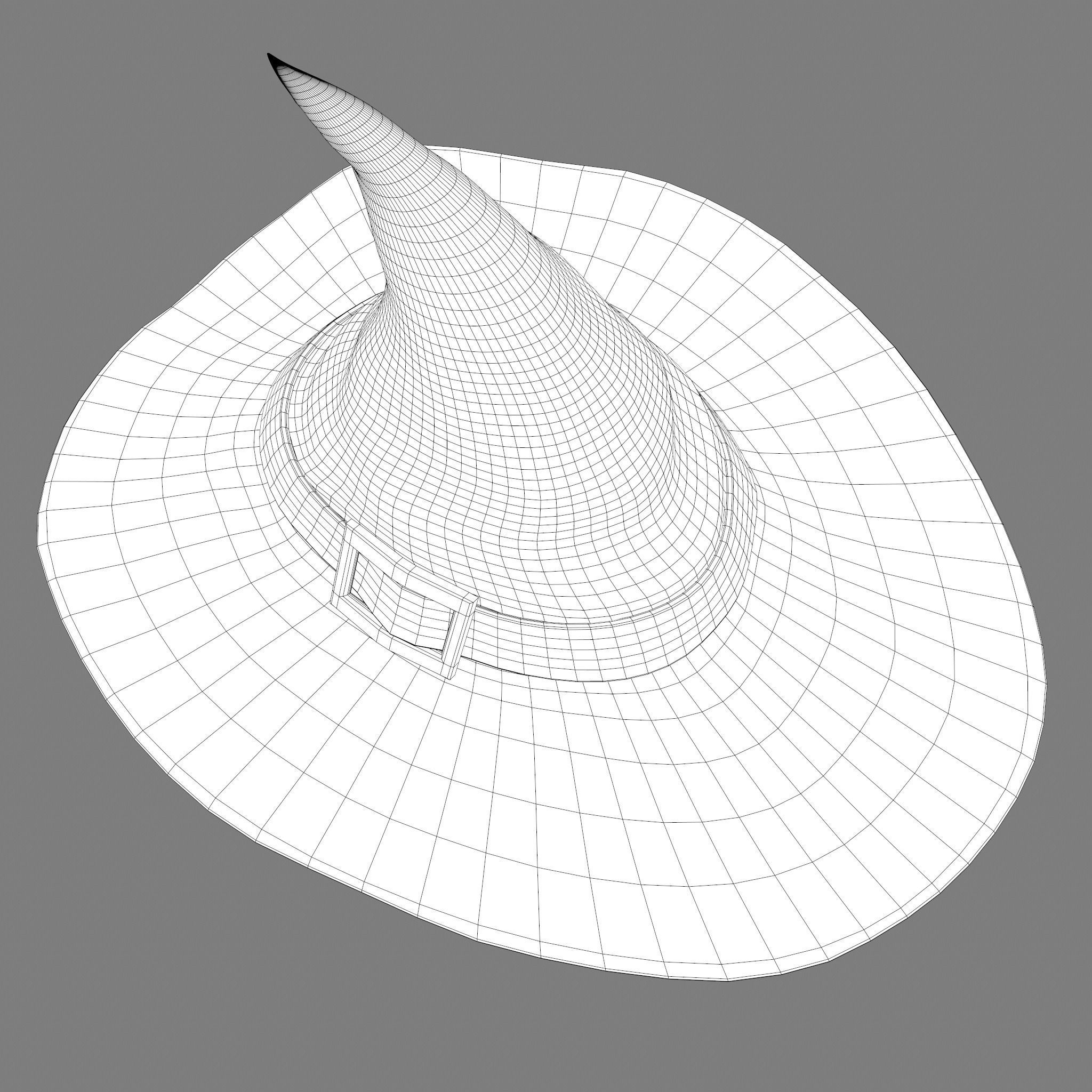 3D model Witch Hat VR / AR / low-poly | CGTrader