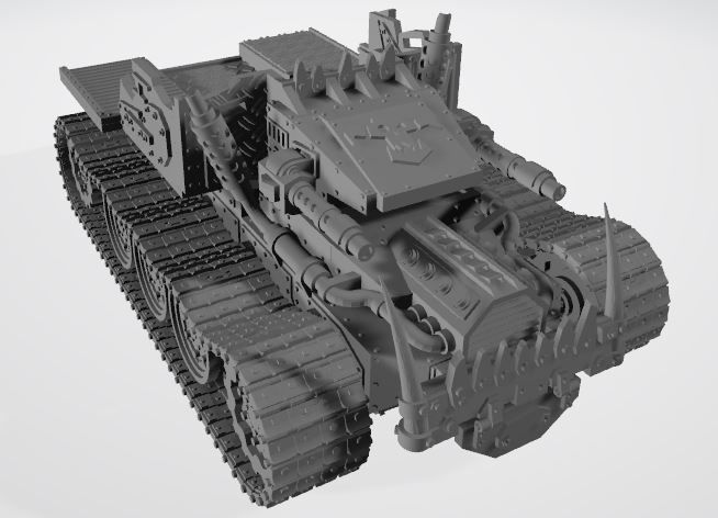 Ork Huge Trakk 3D print model 3D model 3D printable | CGTrader