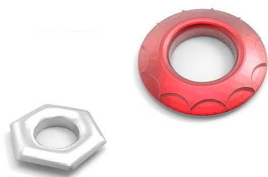 Eyelets set plastic nut and nut 3D model | CGTrader