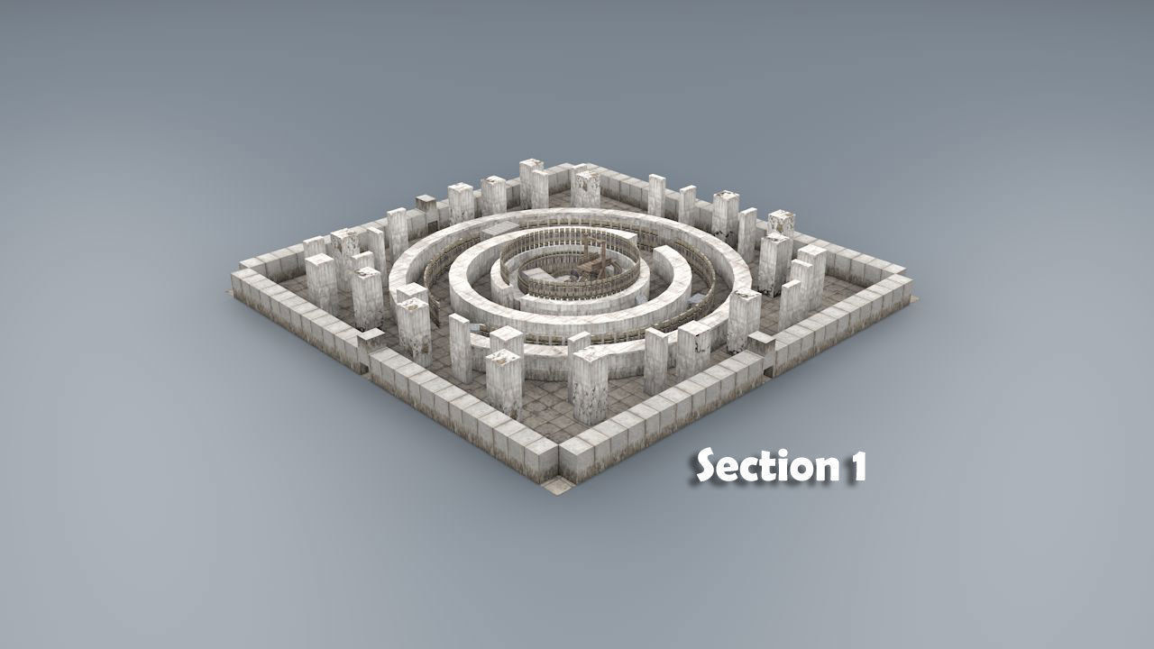 Stone Maze 3D model | CGTrader