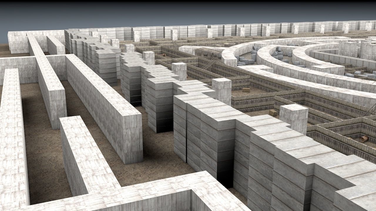 Stone Maze 3D model | CGTrader