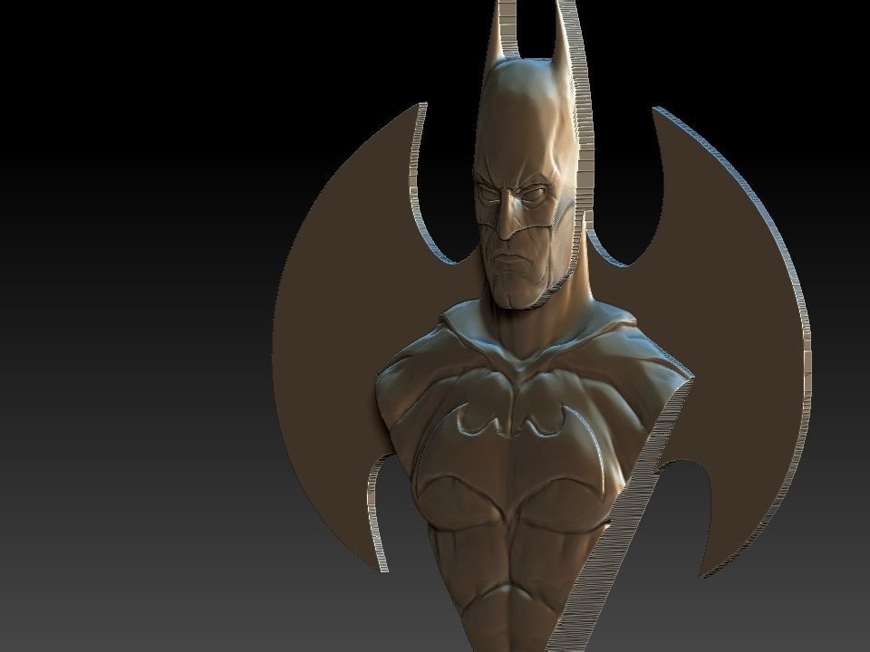 Batman 3D STL Model for CNC Router 3D model | CGTrader