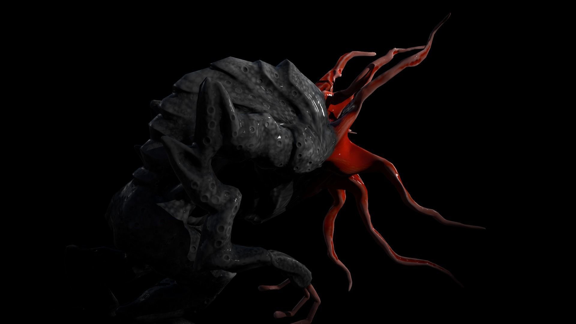 3D model Moon Beast - Lovecraft Monster VR / AR / low-poly | CGTrader