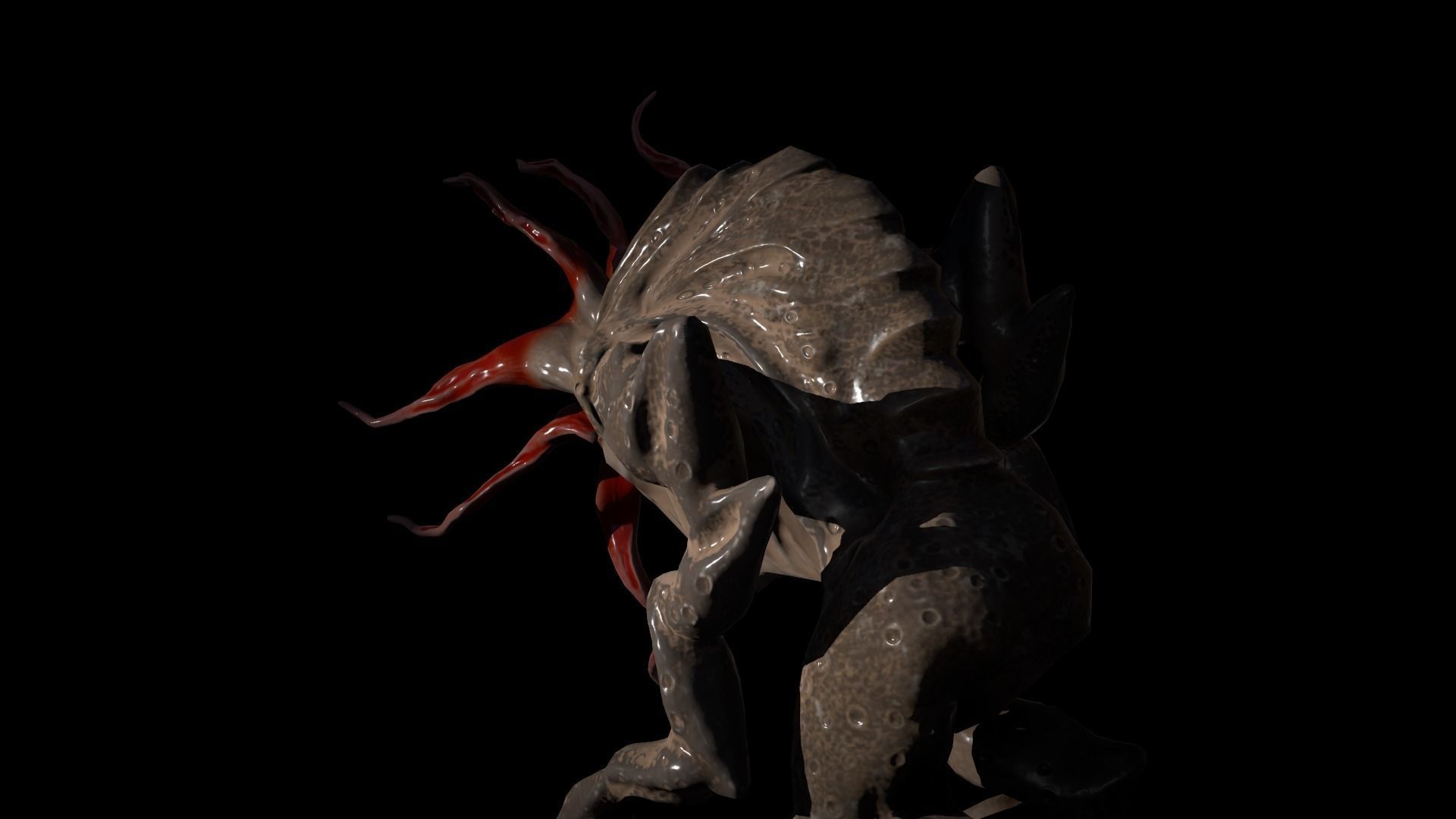 3D model Moon Beast - Lovecraft Monster VR / AR / low-poly | CGTrader