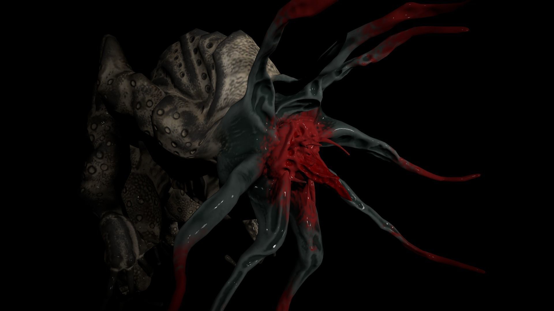 3D model Moon Beast - Lovecraft Monster VR / AR / low-poly | CGTrader